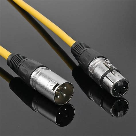 Cable De 1 M Xlr De 3 Pines Macho A Hembra Cable De Cable De Micrófono