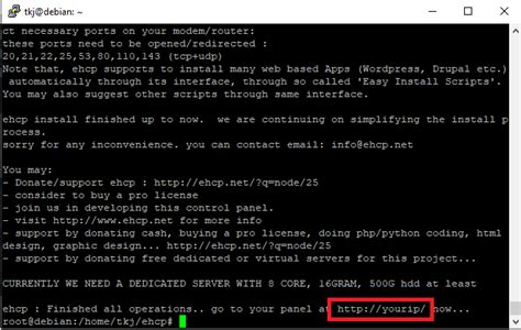 Panduan Instalasi Ehcp Easy Hosting Control Panel Pada Debian
