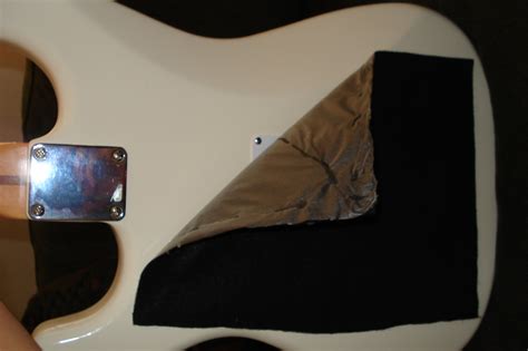 How To Make A Guitar Scratch Pad Protects Back Of Guitar From Belt