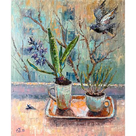 Купить картину Случилась весна в Москве от художника Полюдова Евгения