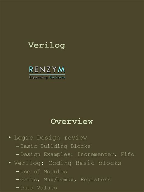 Verilog 1 Download Free Pdf Electrical Engineering Computer