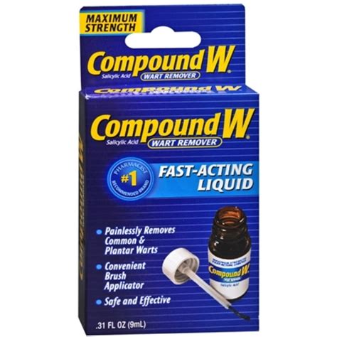 Compound W Maximum Strength Fast Acting Liquid Wart 50 Off