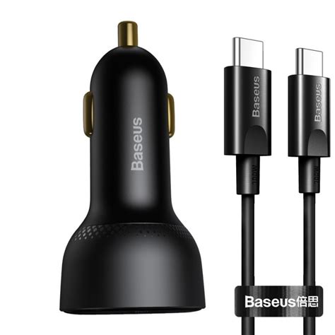 Incarcator Auto Cu Cablu USB Type C Baseus Superme Quick Charge 100W 1 X USB 1 X USB Tip C