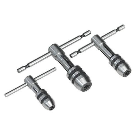 Sealey T Handle Tap Wrench Set 3pc Ak9799 At Zoro