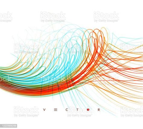 원근 효과가 있는 곡선선입니다 광섬유 3d 추상 배경입니다 벡터 그림입니다 0명에 대한 스톡 벡터 아트 및 기타 이미지 0명 3차원 형태 가리기 Istock