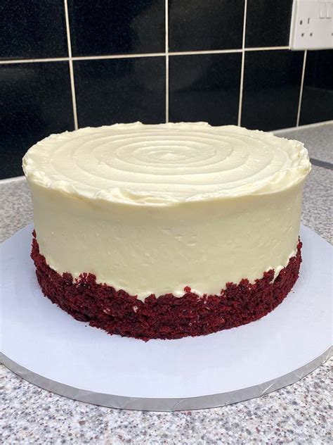 Red Velvet Cheesecake Cake Ash Baber
