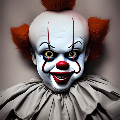 Clown Pennywise Kawaii Chibi Hyper Realistic Graphic · Creative Fabrica