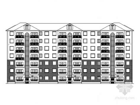 武汉市 某小区框架结构七层住宅楼建筑施工套图毕业设计 居住建筑 筑龙建筑设计论坛