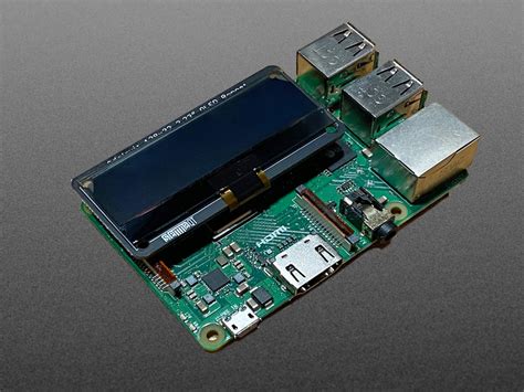Adafruit 223 Monochrome Oled Bonnet For Raspberry Pi Elmwood