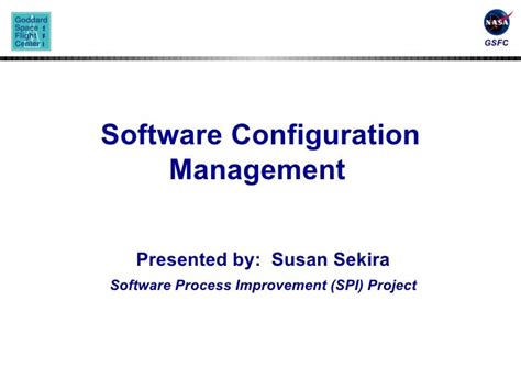 Software Configuration Management