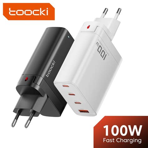 Ładowarka Toocki Usb C Gan Charger Pd Quick Charger 100w Za 1822