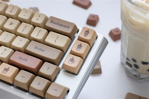 Ducky Boba 132 Key Mda Profile Dye Sub Pbt Keycap Set