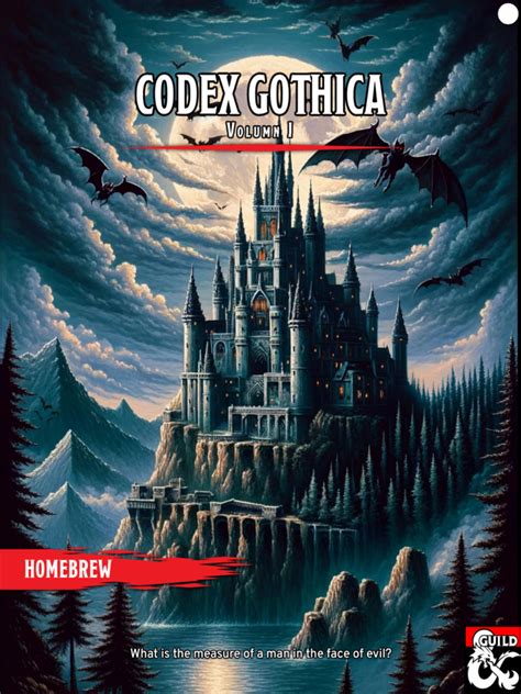 Dnd 5e Codex Gothica Volume I Pdf
