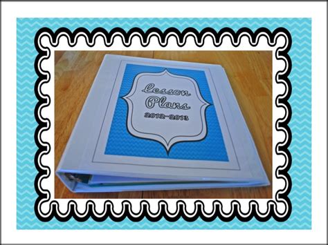 First Grade Fanatics Lesson Plan Notebook Makeover