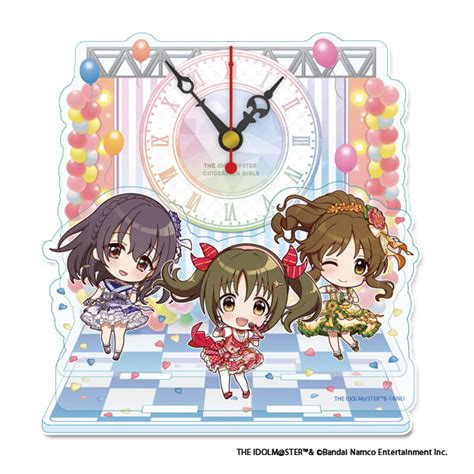 アイドルマスター シンデレラガールズ ぷちちょこ ミニアクリル置時計 ビビッドカラーエイジ Ver｜アニメ・キャラクターコラボグッズのec