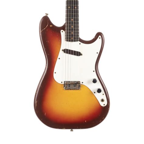 Vintage Fender Musicmaster Sunburst 1963 Cream City Music