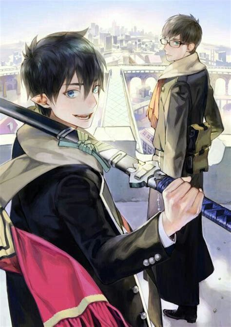 Rin Yukio Okumura Twins Brothers Blue Exorcist Exorcist Anime