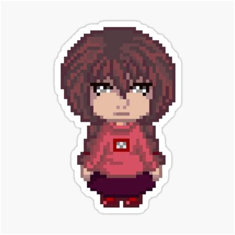 Madotsuki Sprite Yume Nikki Sticker For Sale By Ivegotartitude