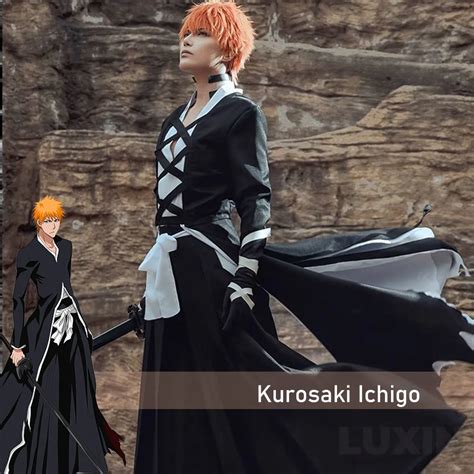Ichigo Kurosaki Cosplay Anime Bleach Ichigo Kurosaki Bankai Cosplay