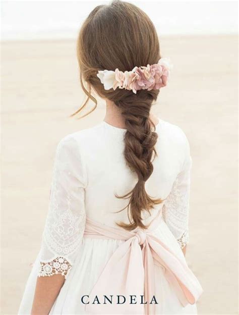 Cute Wedding Flower Girls Hairstyles With Flower Headpieces Artofit