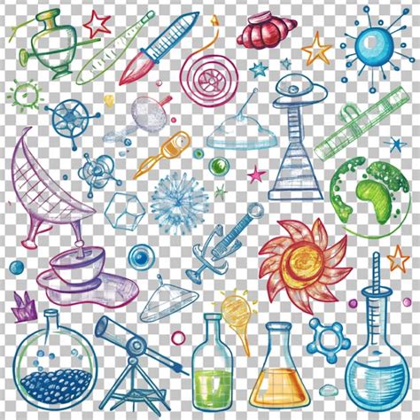 Science Scribbles Premium Ai Generated Psd
