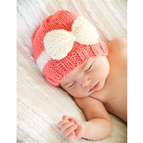 Новая Милая шапка для новорожденных вязаный колпачок с бантом зимняя теплая шапочка для