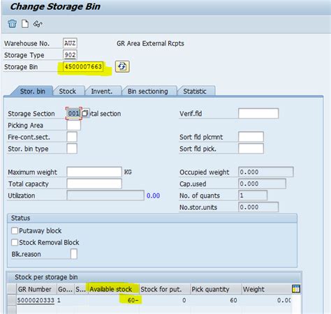 Solved Delete Storage Bin With Pick Quantity Sap Community