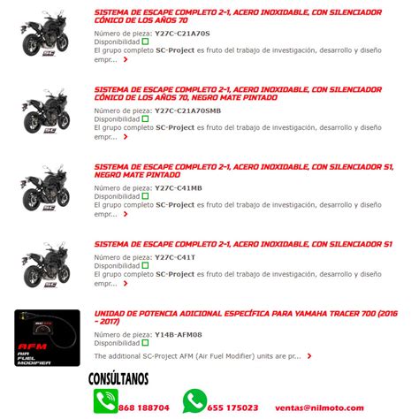Escape SC Project Tracer 700 16 20 Nilmoto
