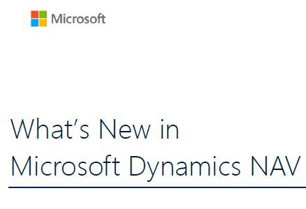 Whats New Microsoft Dynamics NAV 2018 Powered By COSMO CONSULT Alex