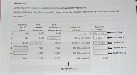 Exercise 5 5 Computing Units In Process Units StudyX