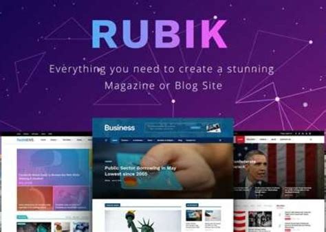 Rubik Theme Wp Gpl A Perfect Theme For Blog Magazine Website Gpl Theme Plugin