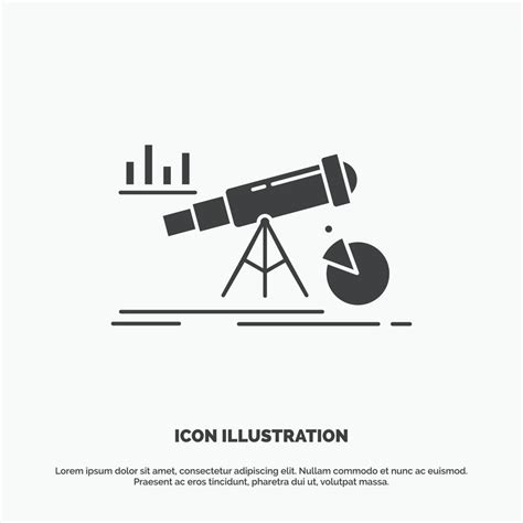 Analytics Finance Forecast Market Prediction Icon Glyph Vector