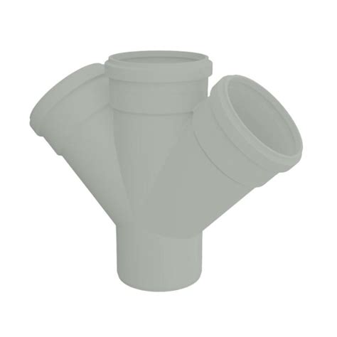 JunÇÃo Dupla Pvc Esgoto SÉrie R 3 75 Mm Tigre Plastolândia