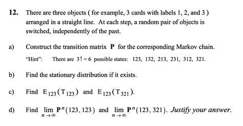 Solved There Are Three Objects For Example Cards Chegg Com