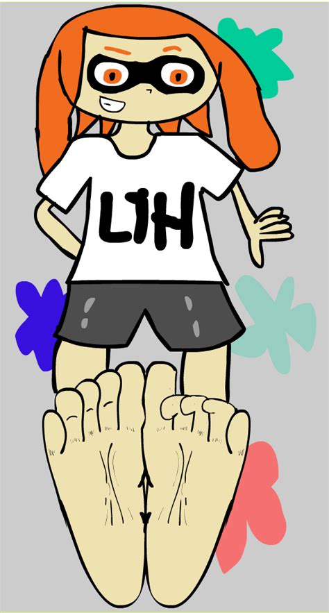 Inkling Girl Feet Inked Part1 By Powerjuicerx On Deviantart