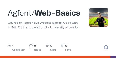 Github Agfont Web Basics Course Of Responsive Website Basics Code