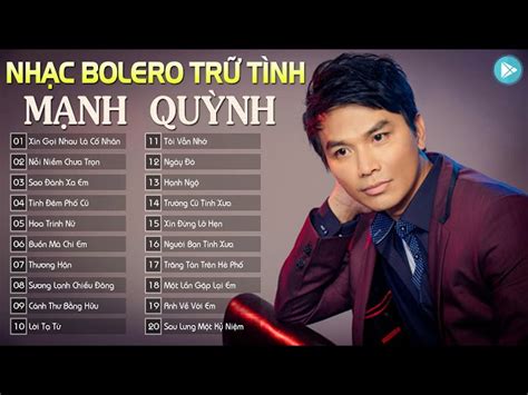 Song Ca Trữ Tình Bolero Những Giọng Ca Hải Ngoại Hay Nhất