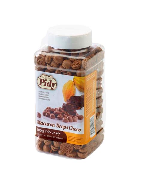 Pidy Mini Macarons Chocolat 200gr Nevejan