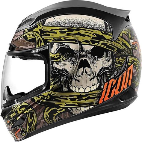 Helmet Moto Integral Fiber ICON Airmada Black Vitriol For Sale Online Outletmoto Eu