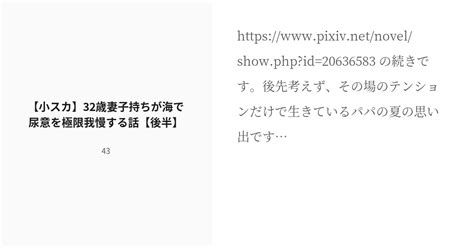R 18 おしっこ我慢 小スカ 【小スカ】32歳妻子持ちが海で尿意を極限我慢する話【後半】 43の小説 Pixiv