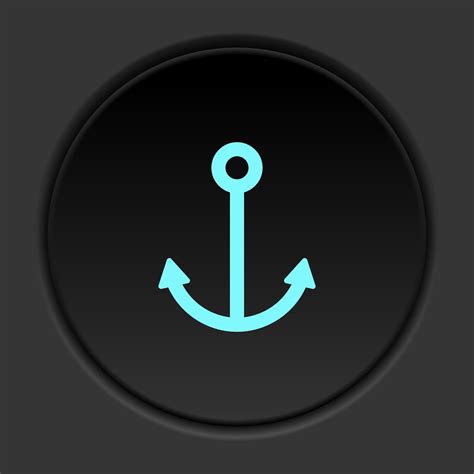 Round Button Icon Anchor Button Banner Round Badge Interface For Application Illustration On