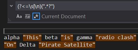 Regex Why Does A Regular Expression With A Positive Lookbehind In Visual Studio Cause Every