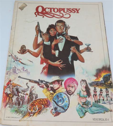 Vintage James Bond 007 Publications Octopussy For Your Eyes Only 007