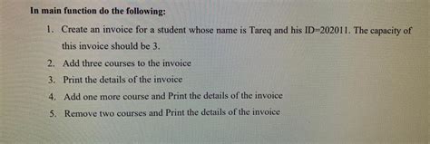 solved question 1 assume we have a person class and course