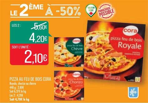 Promo Pizza Au Feu De Bois Cora Chez Match ICatalogue Fr