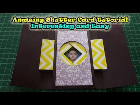 Shutter Cards Tutorial Shutter Card Easy Small And Simple Camera How To Make Window Shutter