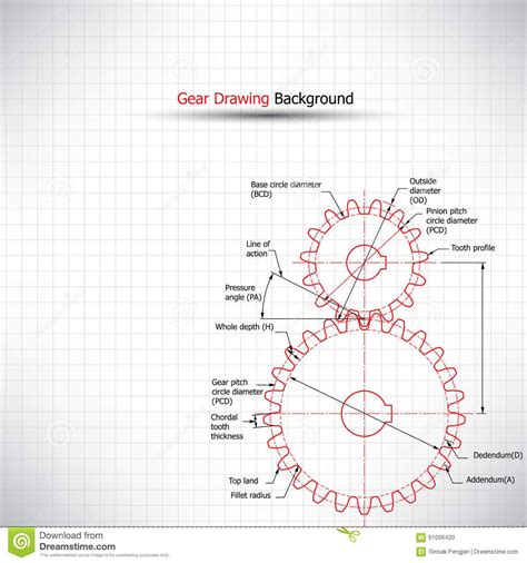 Resultado De Imagen Para Dibujo Tecnico Engranajes Gear Drawing