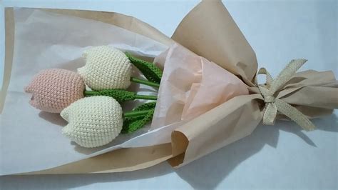 Tulipanes tejidos a crochet fácil Teji2Sindi YouTube Crochet