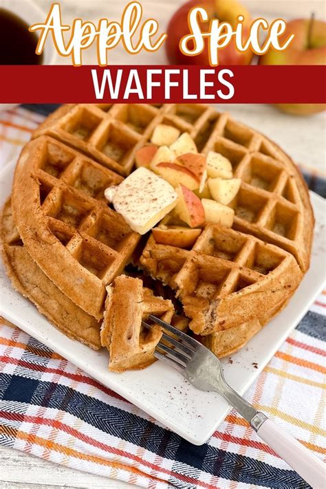 Cinnamon Apple Waffles Fall Breakfast Recipe