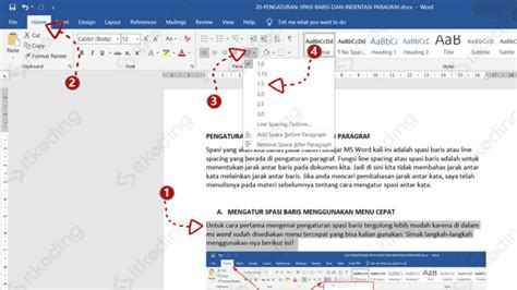 ️ Cara Mengatur Spasi Di Word Agar Tidak Berjauhan